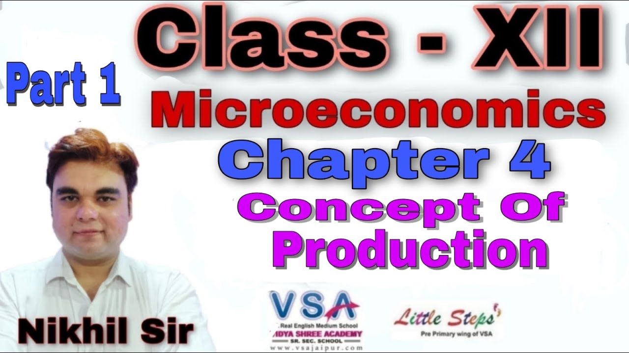 Class 12 | Microeconomics | Chapter - 4 | Concept of Production ...