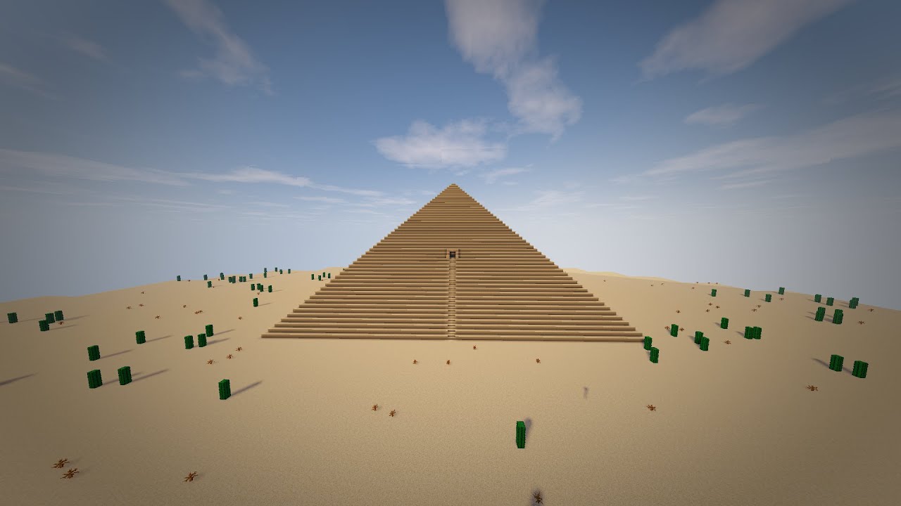The Great Pyramid of Giza- Minecraft Seven Wonders - YouTube