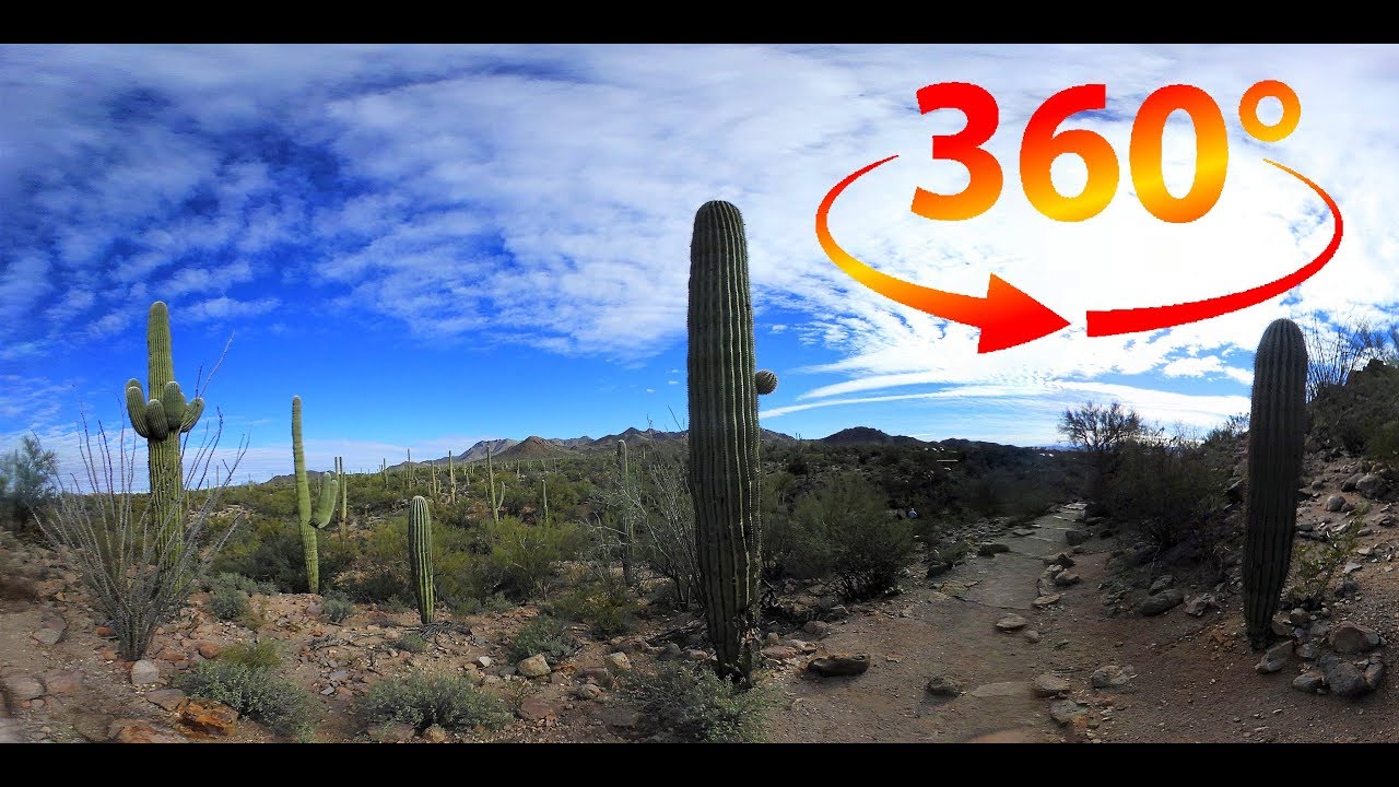360° / VR (4k) Saguaro National Park West - Tucson, Arizona - USA - YouTube