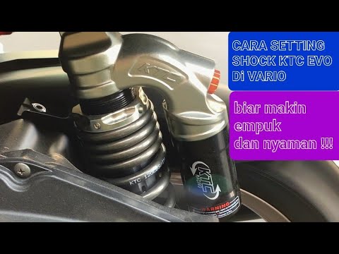 Cara Setting Shock KTC EVO di Vario - YouTube