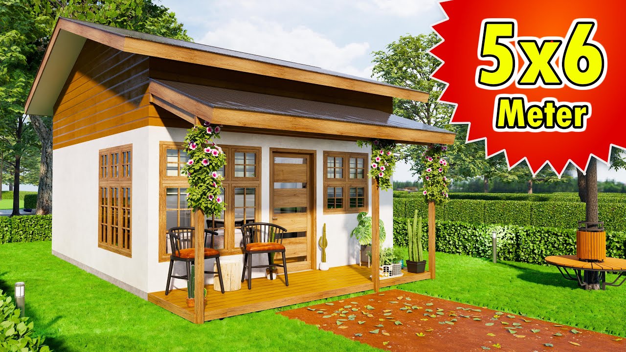 Desain Rumah 5x6 Meter - YouTube
