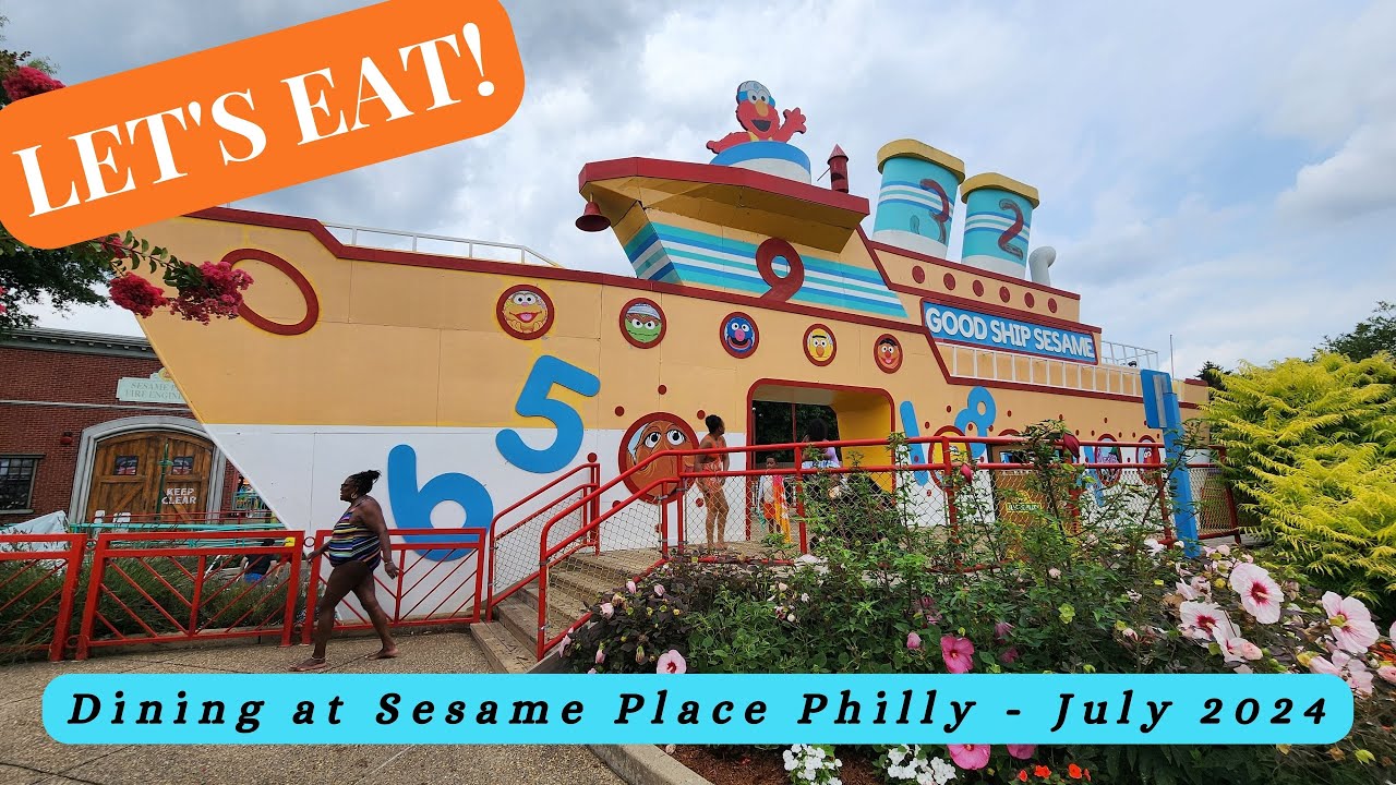 Tasting Our Way Through Sesame Place Philly's Food Options - YouTube