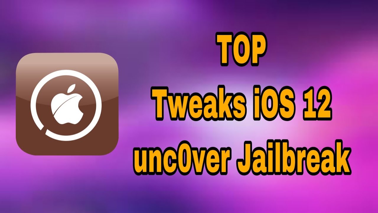 Tweaks Compatibles iOS 12 unc0ver Jailbreak - YouTube
