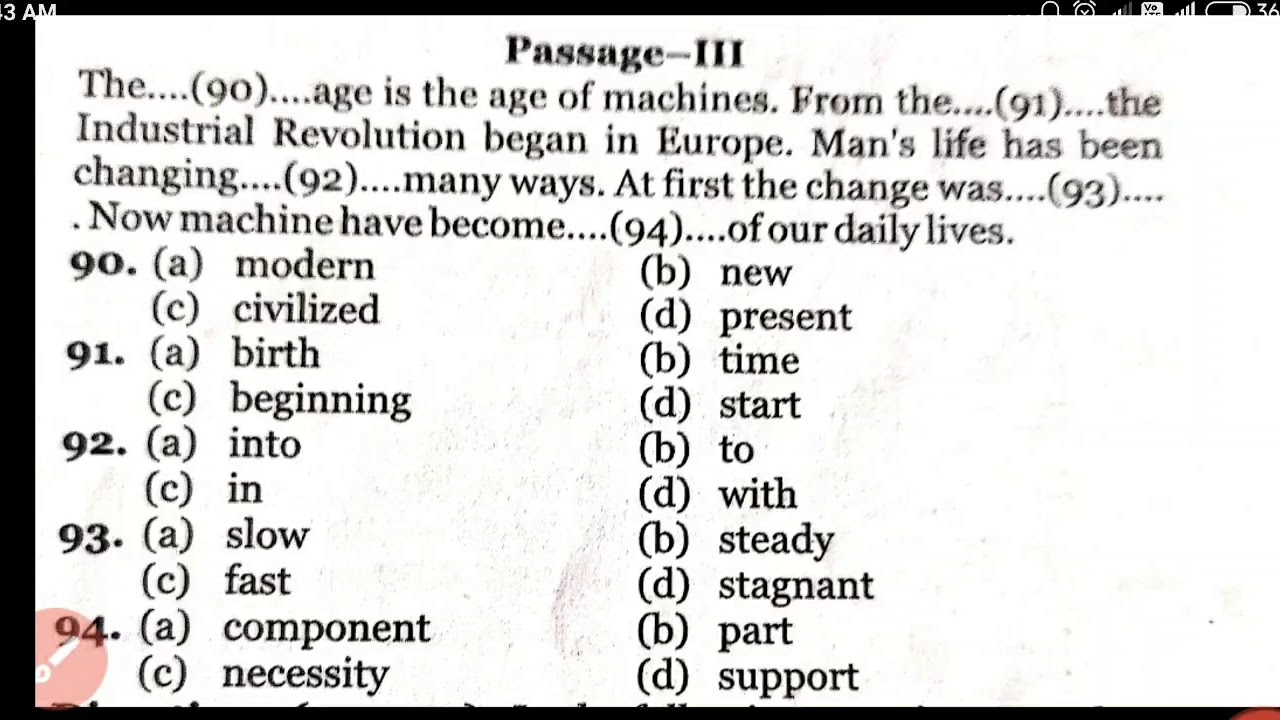 Cloze test practice - YouTube