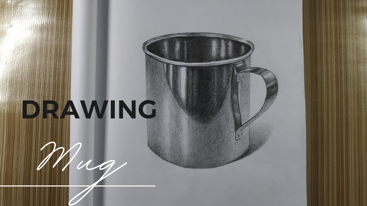Drawing mug || easy drawing || how to drawn || pencil sketch of mug ...