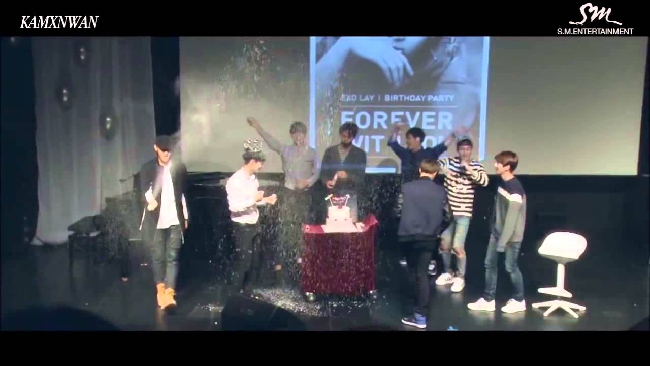 [THAISUB] 141007 EXO LAY Birthday Party!! FOREVER ♥ With YOU - YouTube