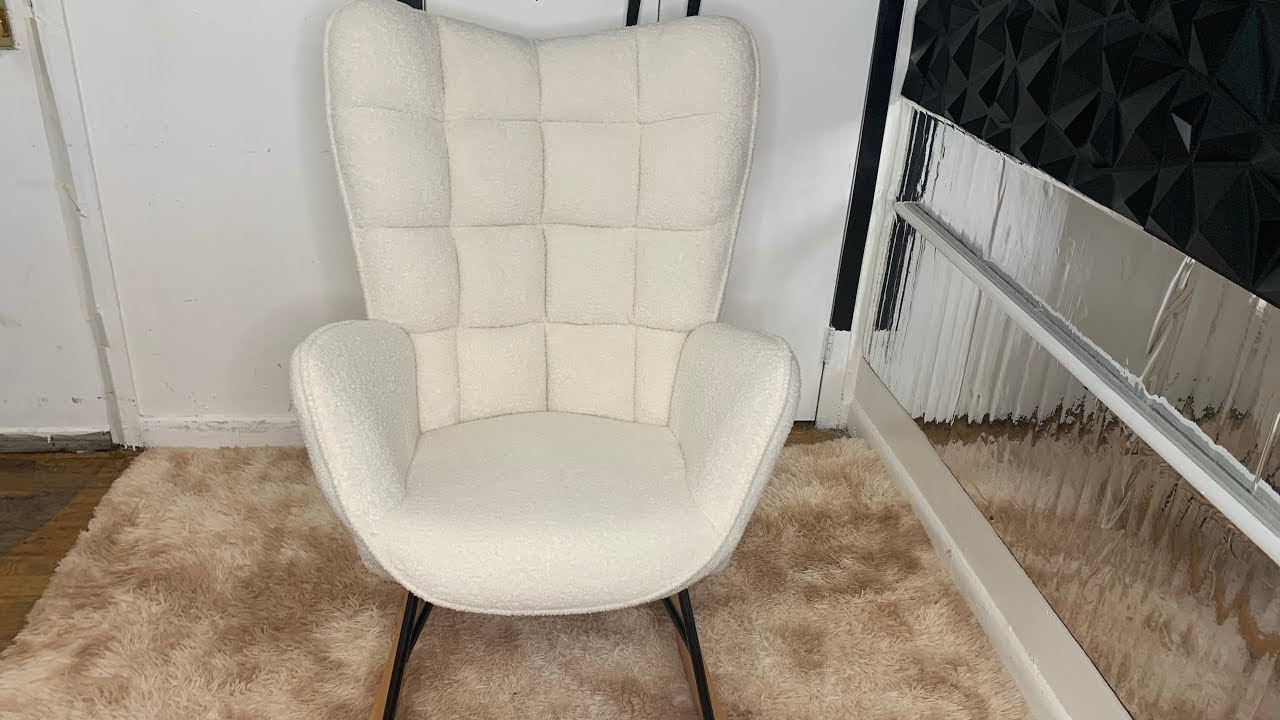 How to: TEMU Rocking Chair Review and Assembly #howto - YouTube