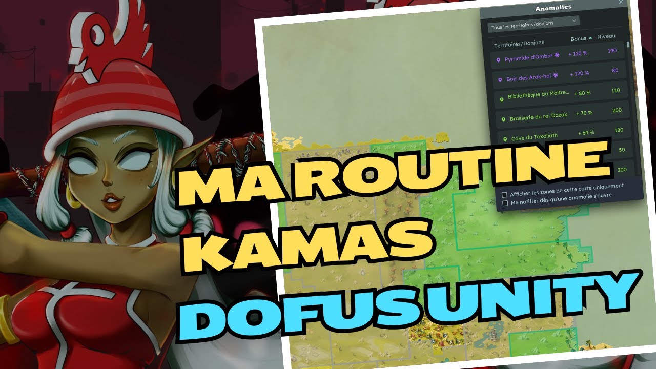 MA ROUTINE KAMAS ET XP SUR DOFUS UNITY - YouTube