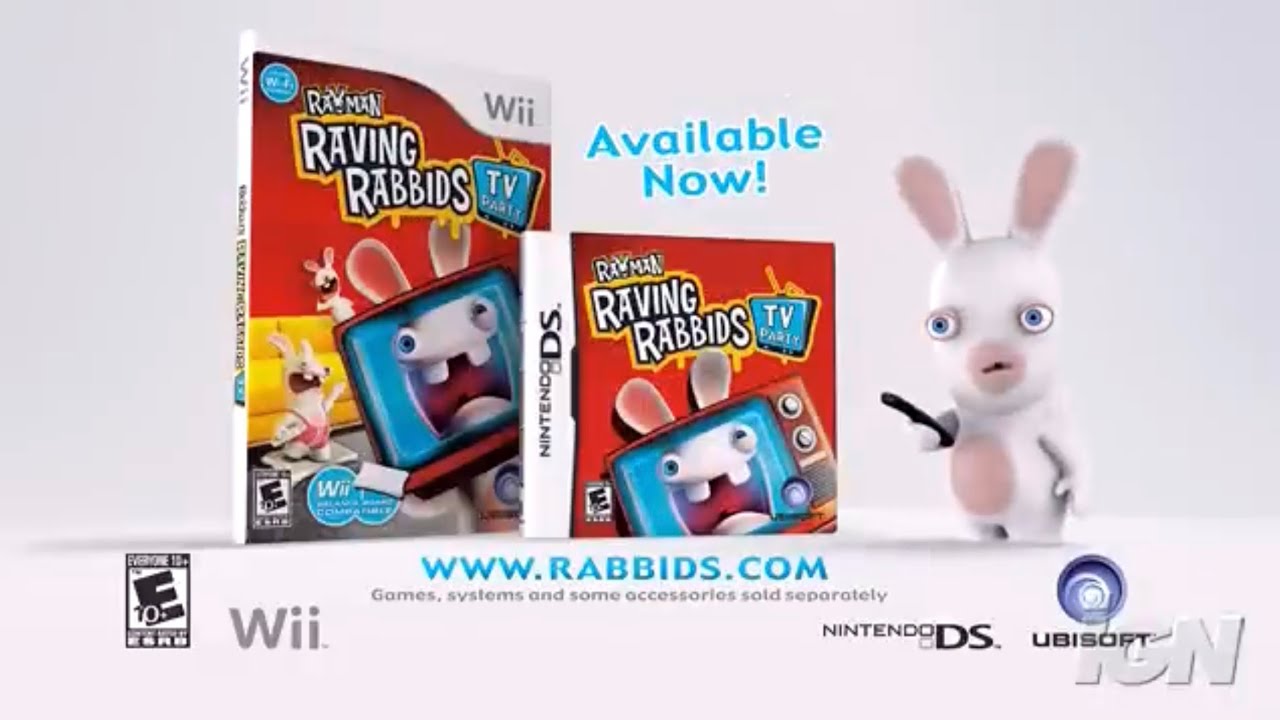 Rayman Raving Rabbids: TV Party USA Commercial - YouTube