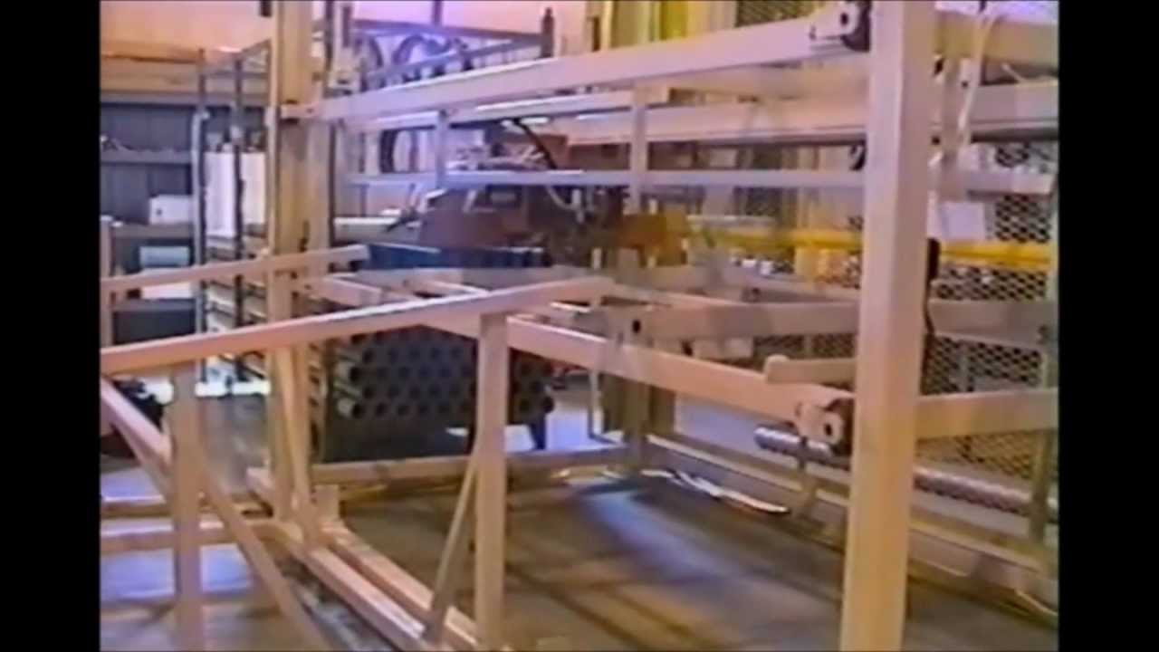 CORE RACK DE-STACKER & GREAT WHITE CORE CUTTER - YouTube