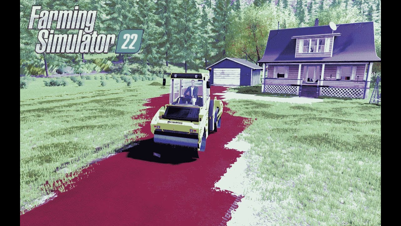 Farming simulator 22 - Paving An Entire Driveway - 2023 Lawn Care ...