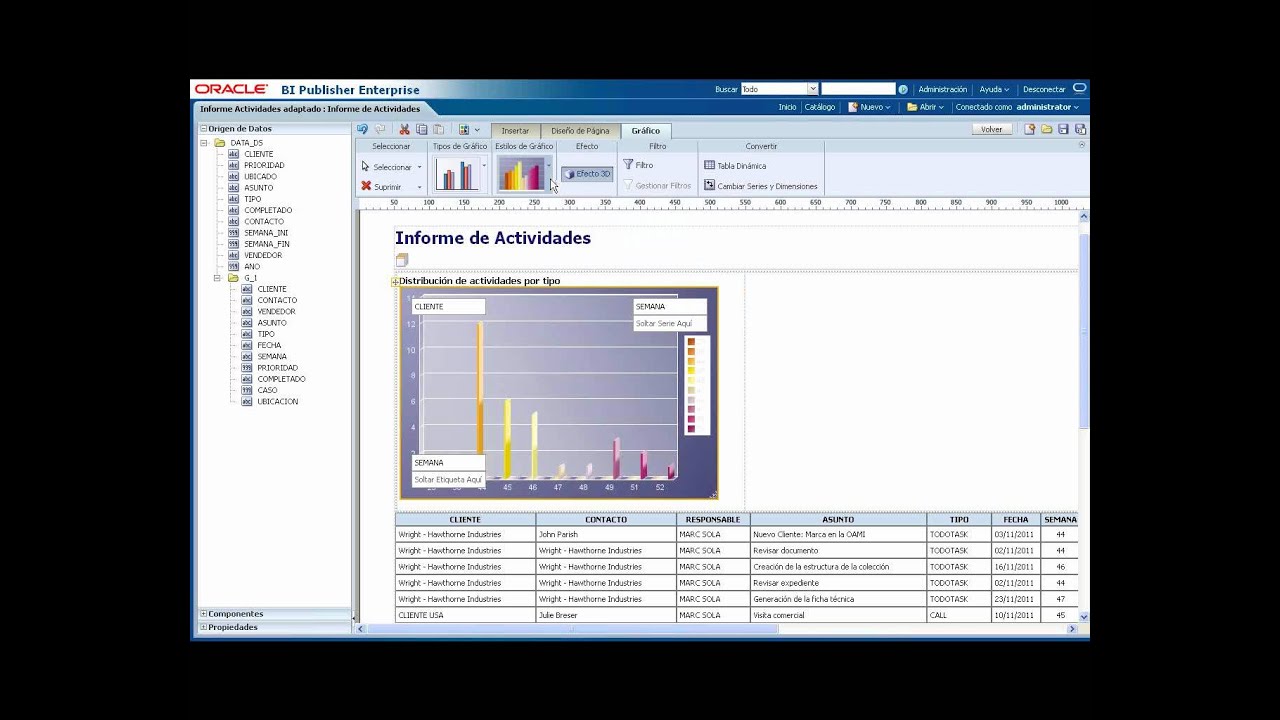 Oracle BI Publisher 11g. Introducción y demo. - YouTube