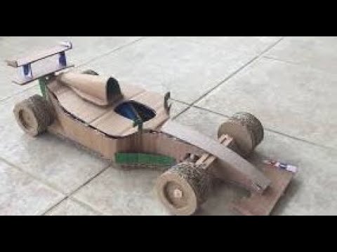 Out of Cardboard DIY How to make Amazing F1 Racing Car - YouTube