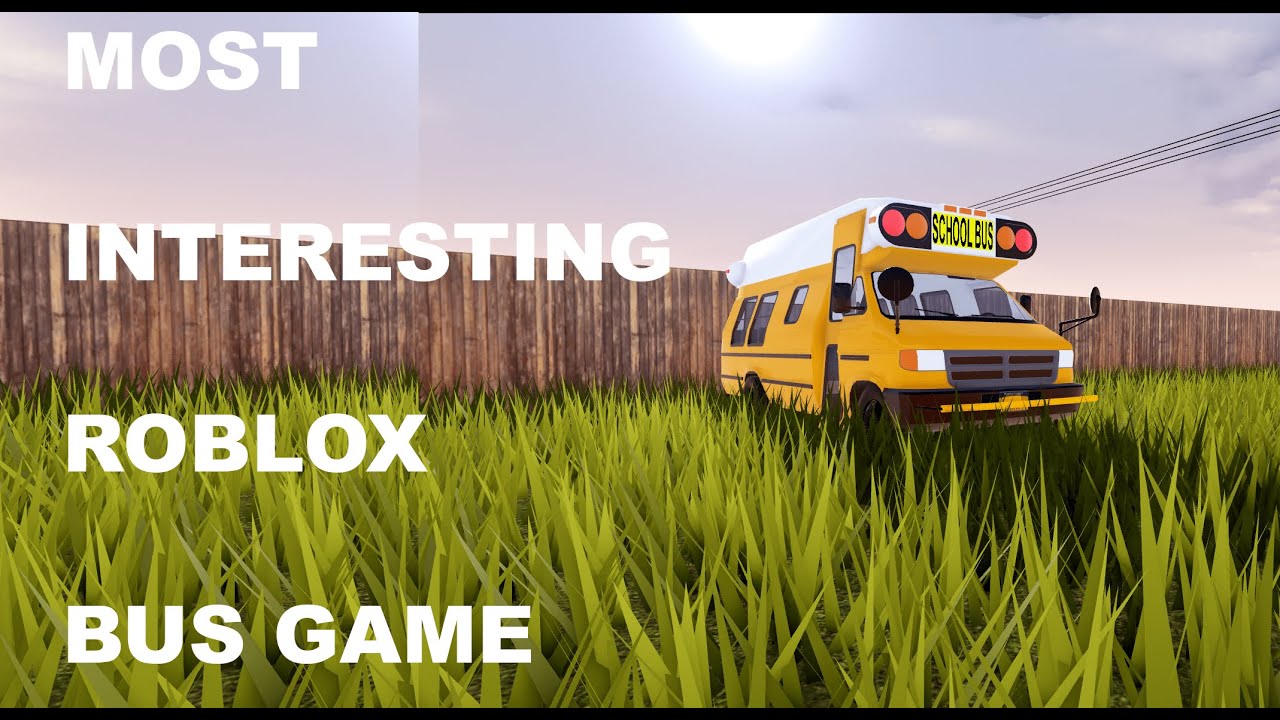 This Roblox School Bus Game has the most interesting Buses - YouTube