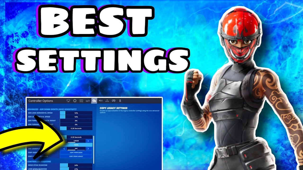Best Aimbot Controller Settings Fortnite Highlights 4k 120fps Youtube