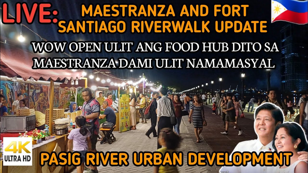 WOW OPEN ULIT ANG FOOD HUB DITO SA MAESTRANZA DAMI ULIT NAMAMASYAL ...