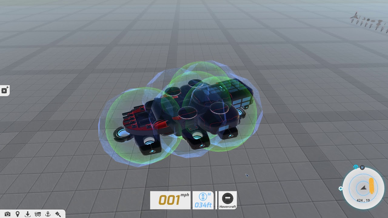 Stabilizing Computer vs Large Hovercraft - YouTube