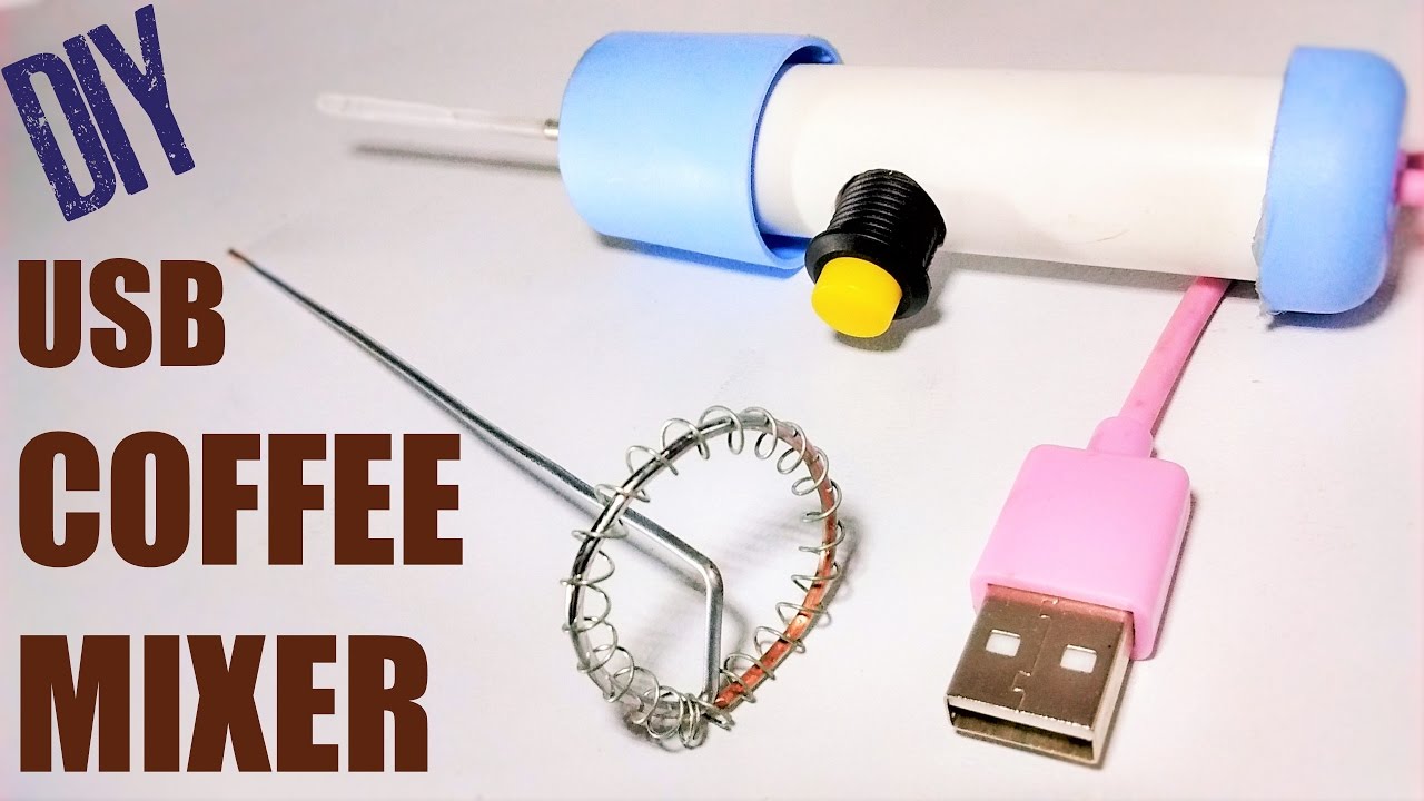 How to make a USB COFFEE MIXER - YouTube