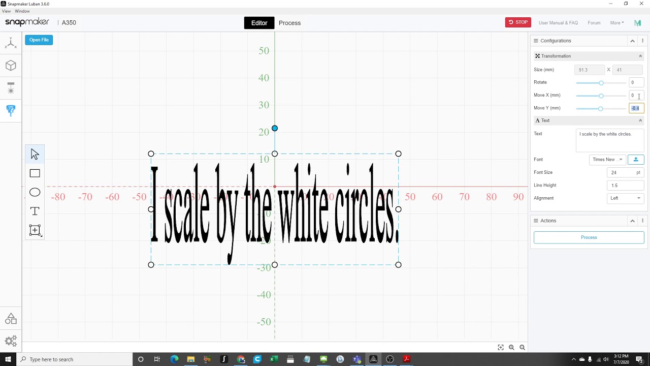 SnapMaker quick cnc text - YouTube