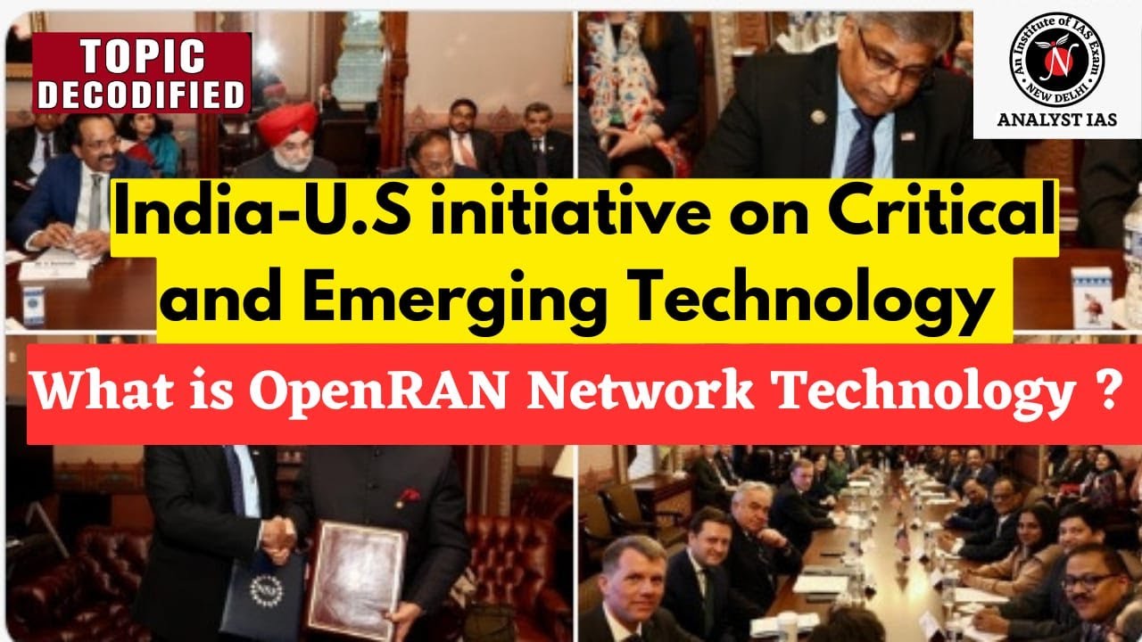 India-U.S initiative on Critical and Emerging Technology | Topic ...