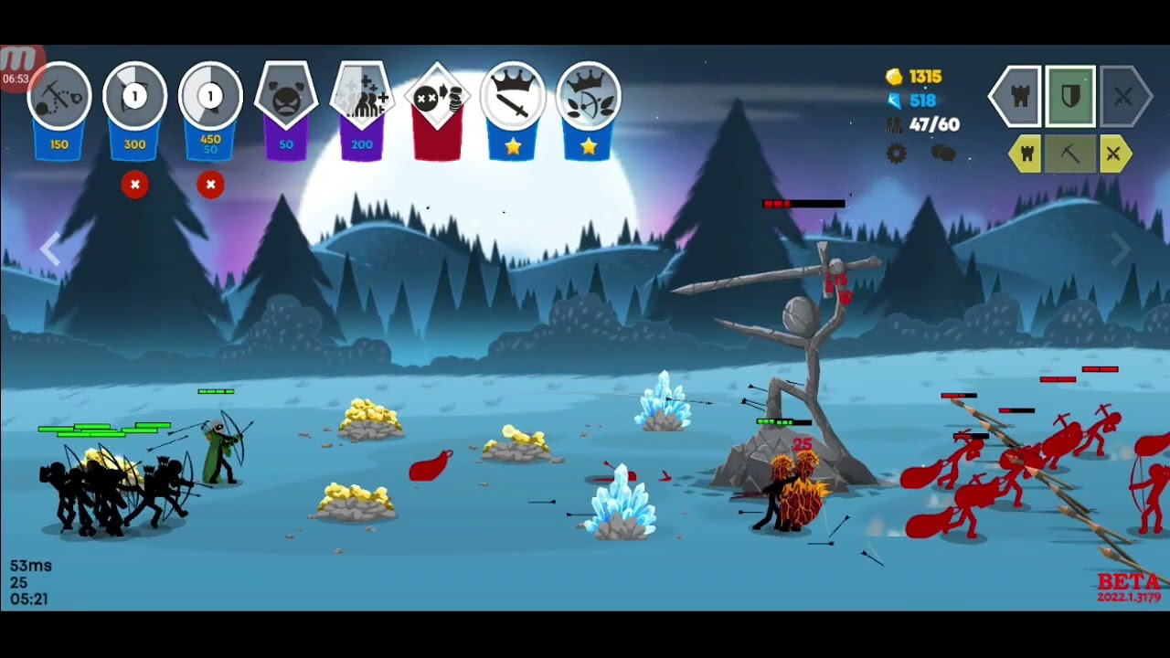 First Time Facing Juggerknights in Ranked | Stick War 3 Beta - YouTube