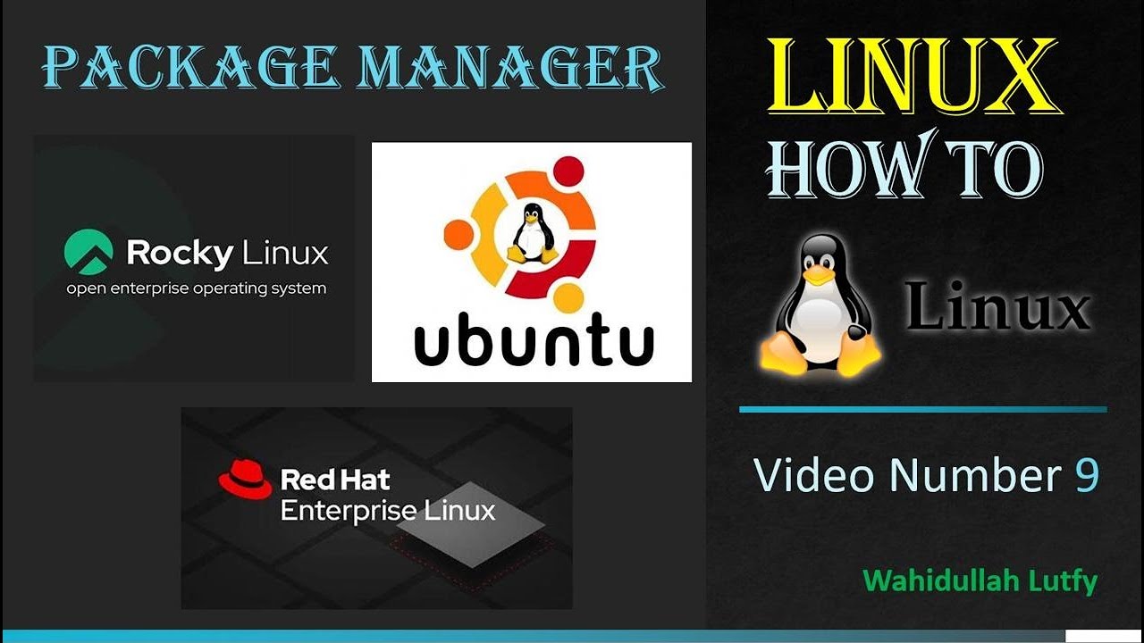 Linux How to Package Manager - Video Number 9 - YouTube