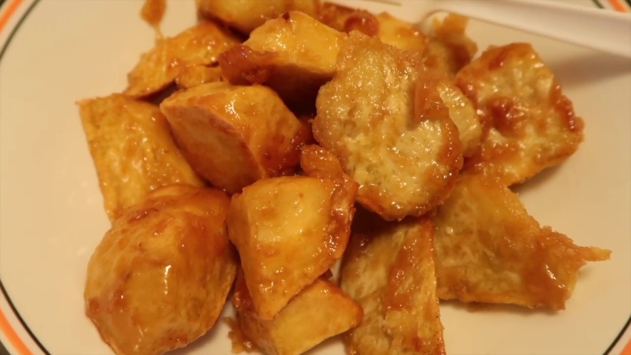 HOW TO COOK (sweet potato) CAMOTE QUE ? pinoy recipe - YouTube