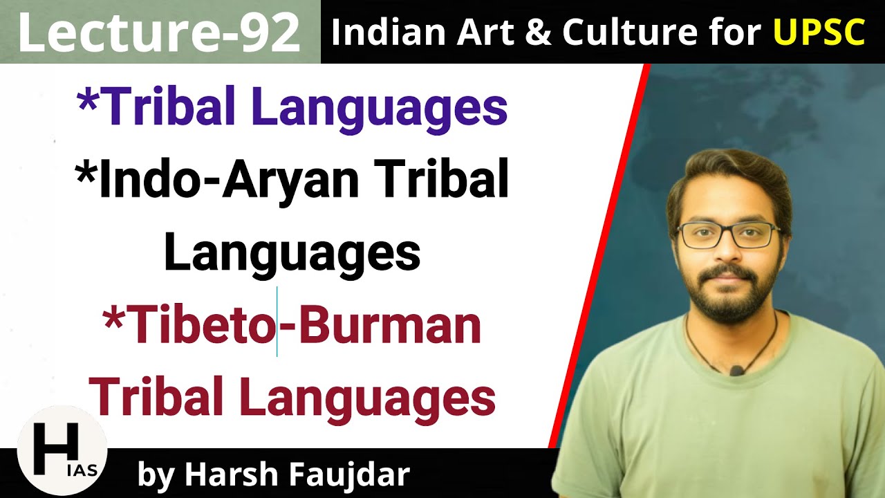A92: Tribal Languages in India- Indo-Aryan & Tibeto-Burman | Indian Art ...
