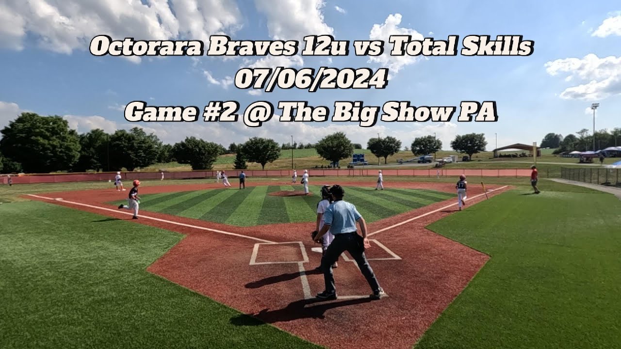 Octorara Jr Braves 12u vs Total Skills - YouTube