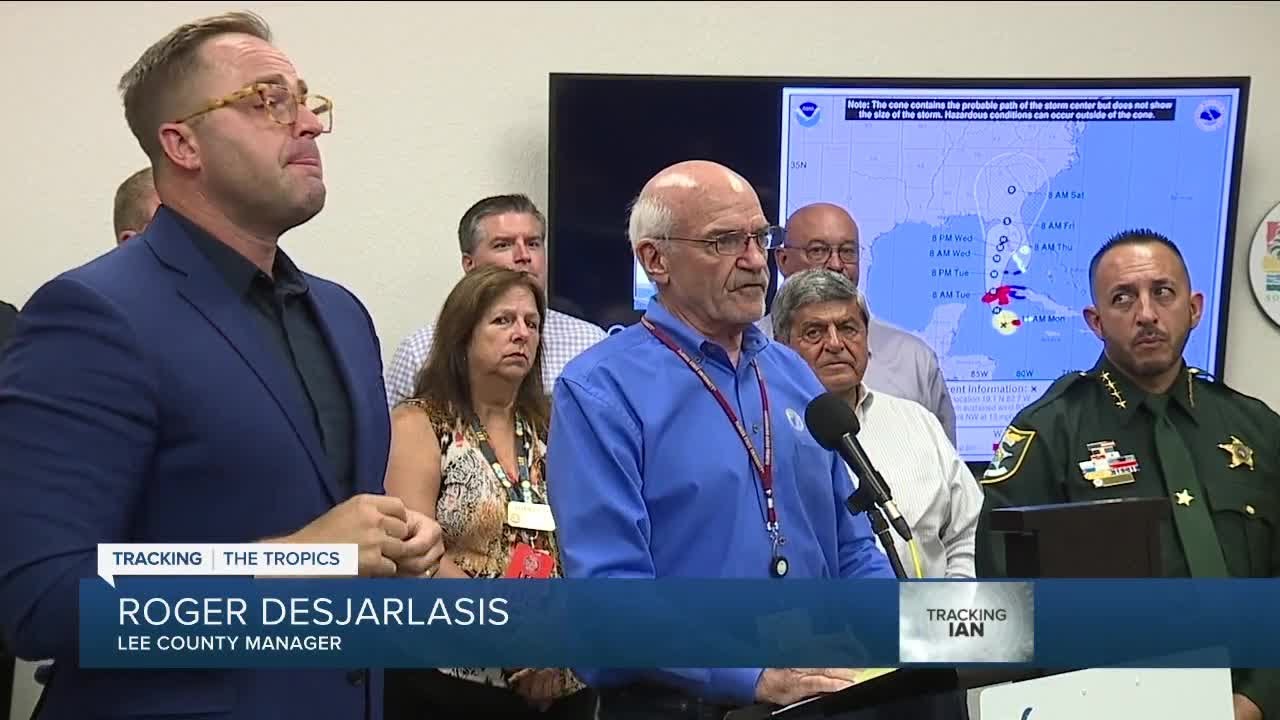 Lee County update on Hurricane Ian - YouTube