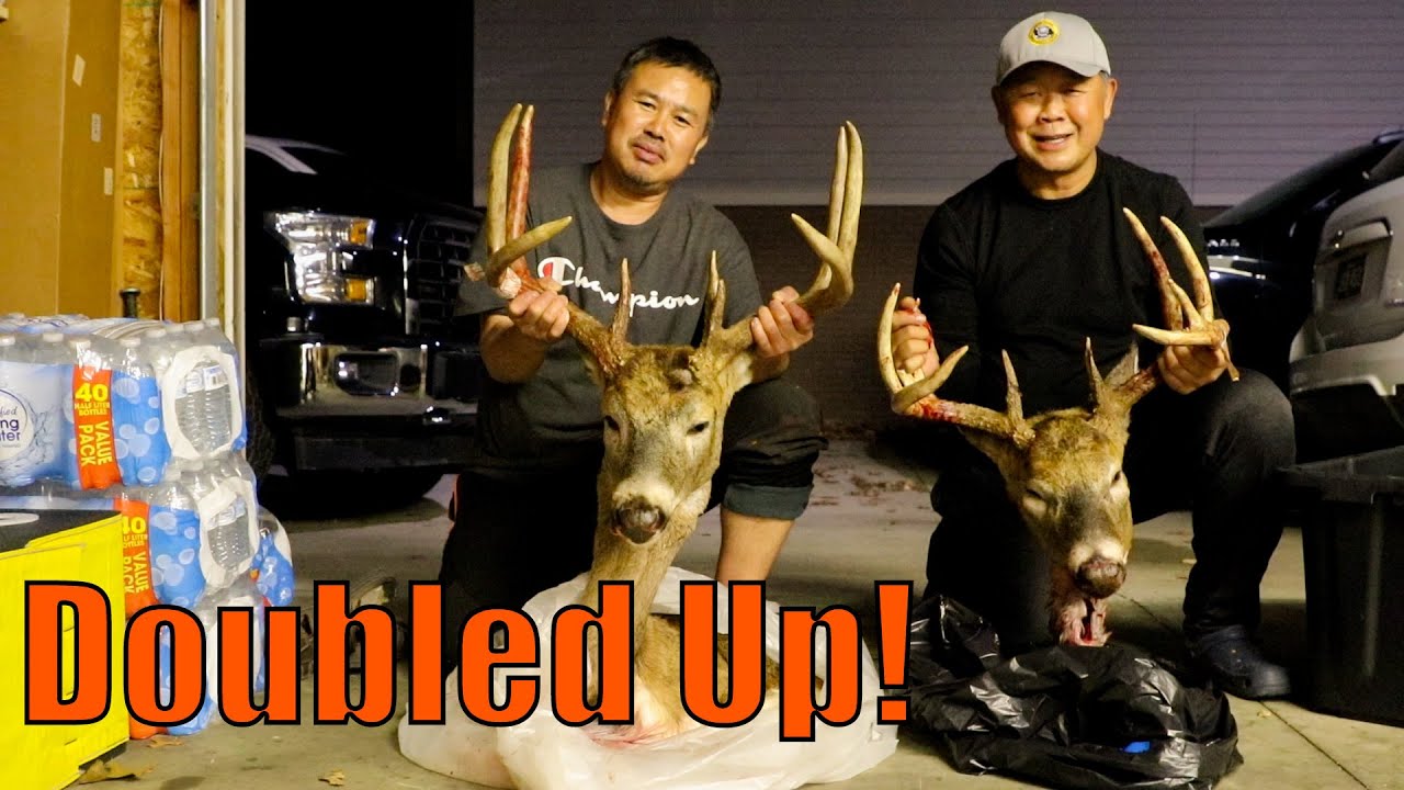 Doubled Up! 2 Public Monster Bucks Down - YouTube