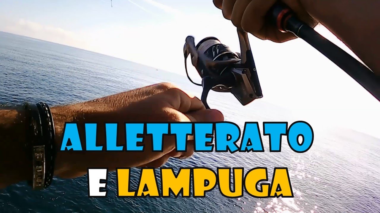 ALLETTERATO mattutino a spinning e LAMPUGA all'alba - YouTube