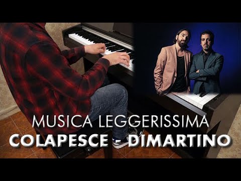 Musica Leggerissima - Colapesce, Dimartino | Piano Cover - YouTube