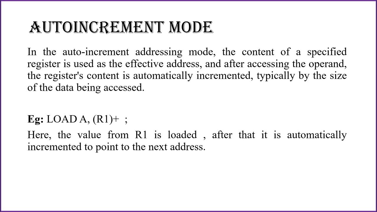 ADDRESSING MODES - YouTube