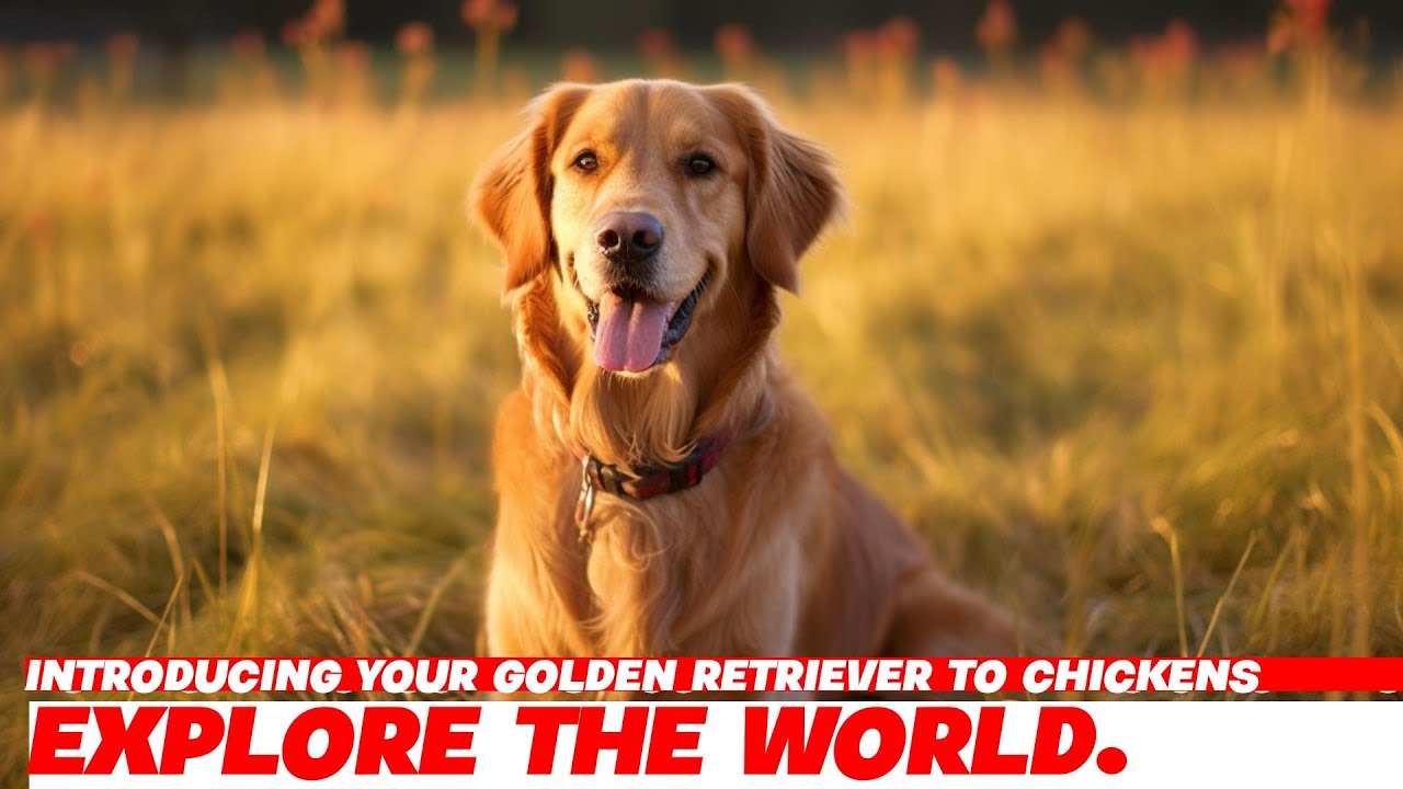 Introducing Your Golden Retriever to Chickens - YouTube