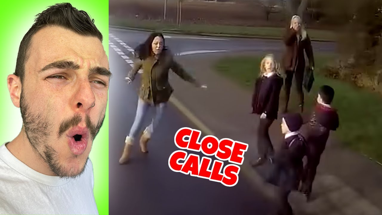 Reacting to Scary Close Calls Caught On Camera - YouTube