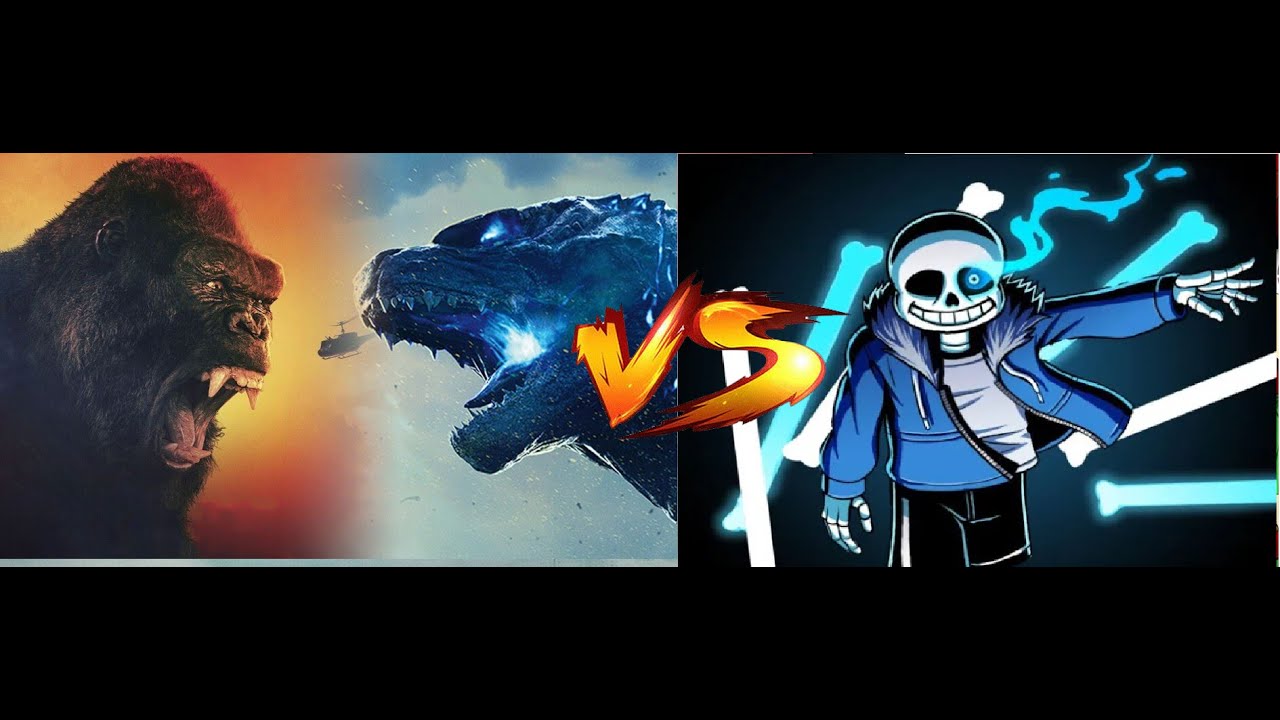 Godzilla y Kong vs Sans - Mugen - YouTube