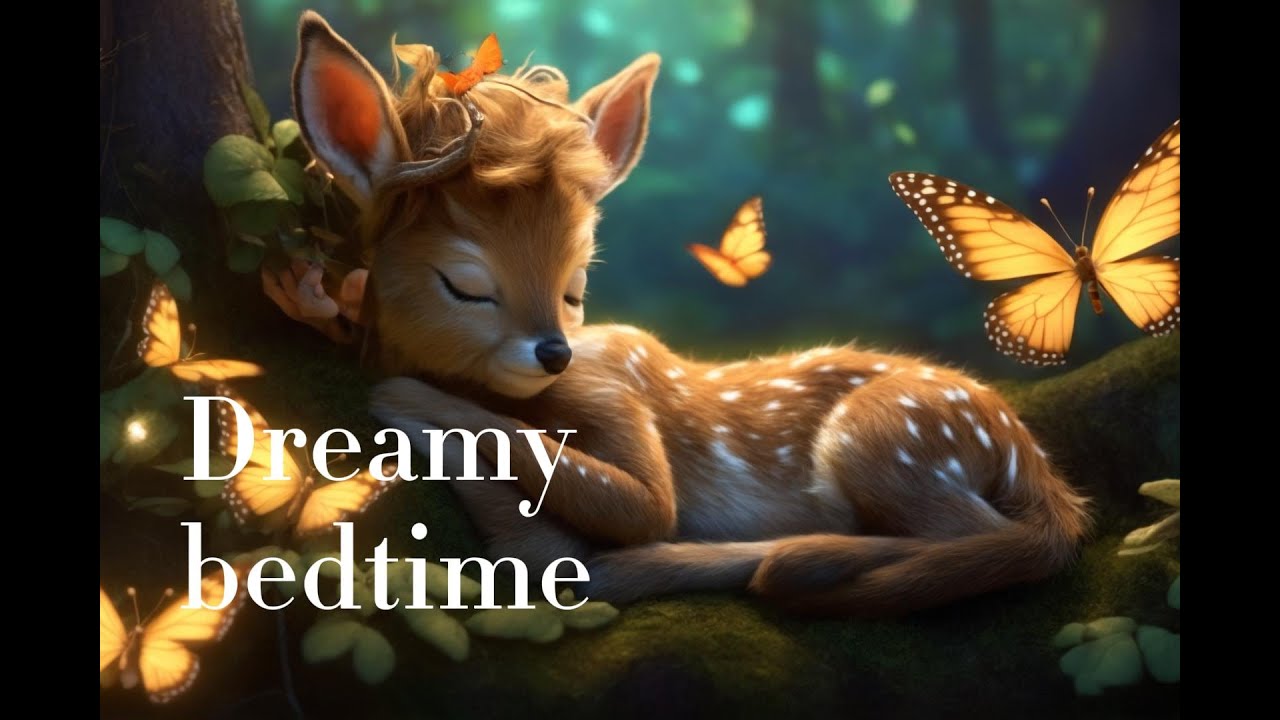 cozy night bedtime story Goodnight- Deer relaxed sleeping. - YouTube