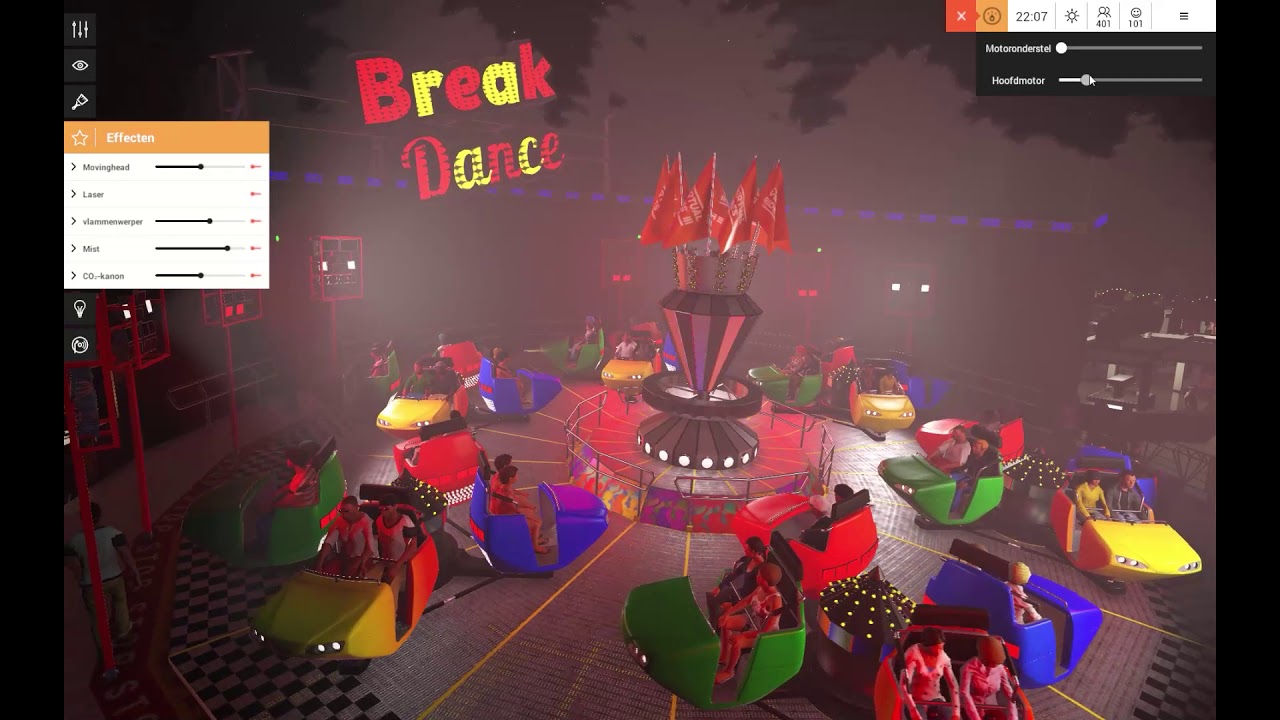 BREAKDANCE NO.2 simulatie, Virtual rides 3 - YouTube