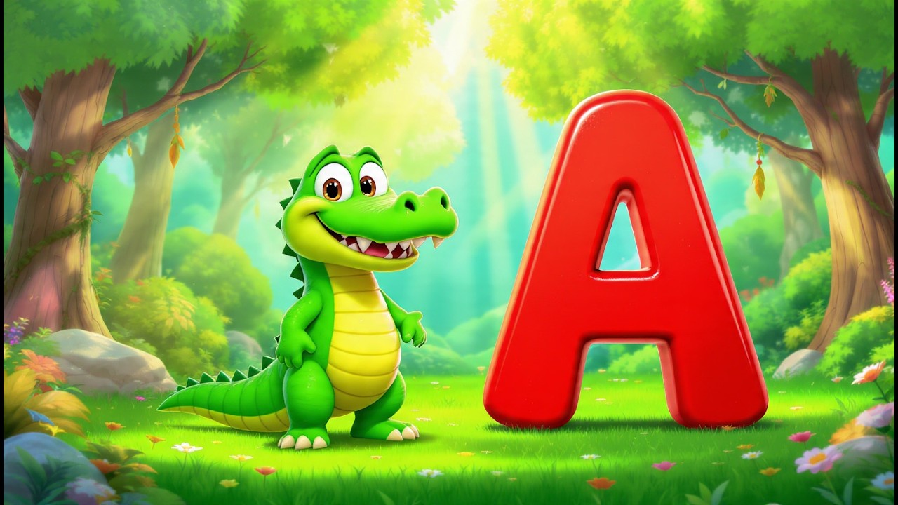 ABC Phonics Song for Kids | Learn Letters & Sounds with Fun Cartoon ...