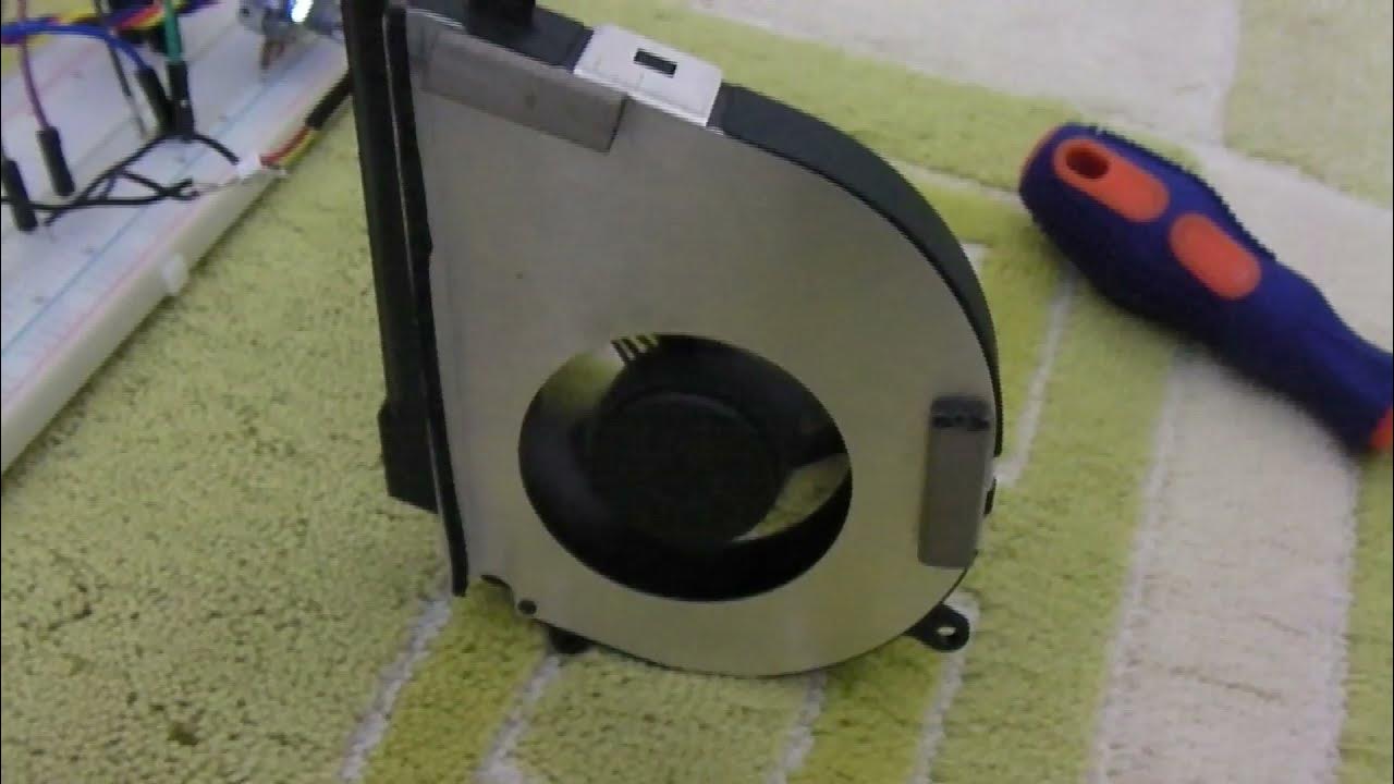 Laptop CPU Fan RPM Tachometer With Arduino - YouTube