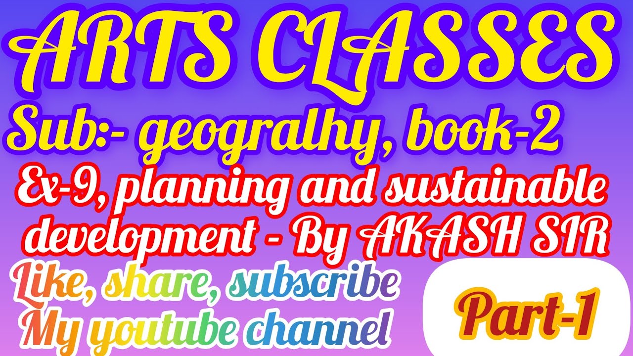 chapter-9, planning and sustainable development, class-12th, geography ...