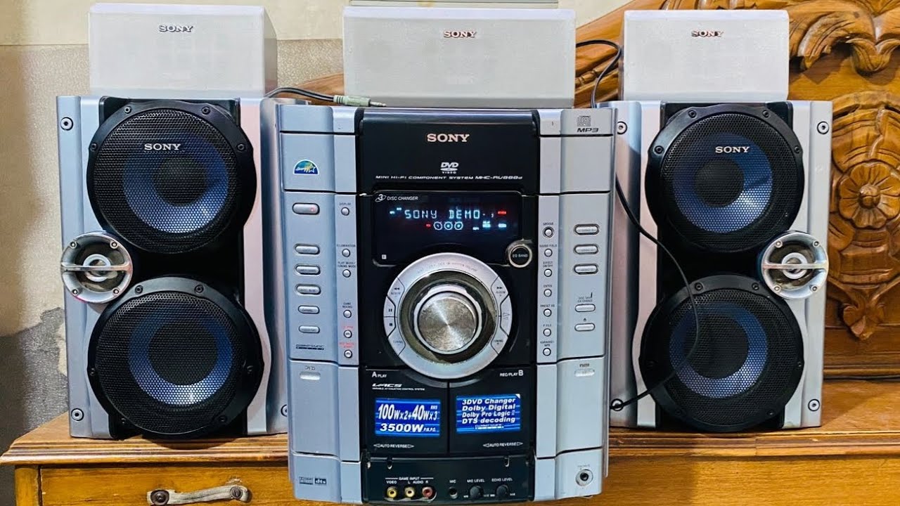 sony mhc rv888d 3500watt pampo - YouTube