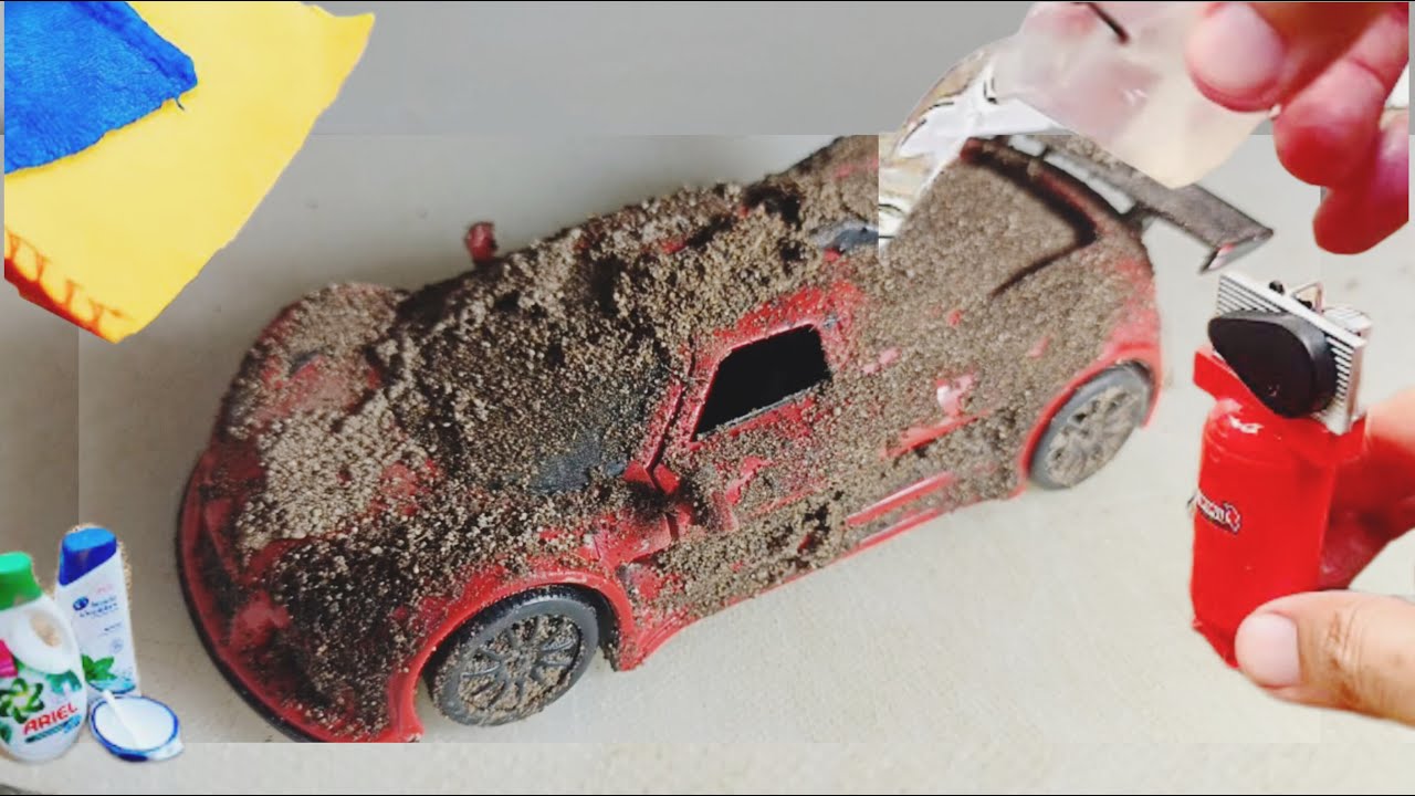 Washing DIRTY🤮Miniature Bugatti After EXTREME Off-roading Adventure ...