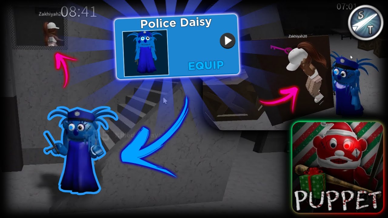 Roblox Puppet | POLICE DAISY SHOWCASE! 👮‍♀️~ [Survivor Pass 2]🏅 - YouTube