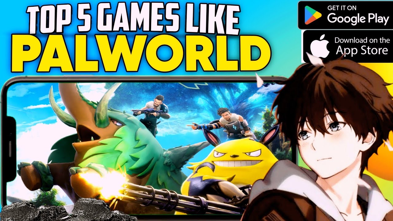 Top 5 Best GAMES Like Palworld Easily Available Play Store 🤫//High ...
