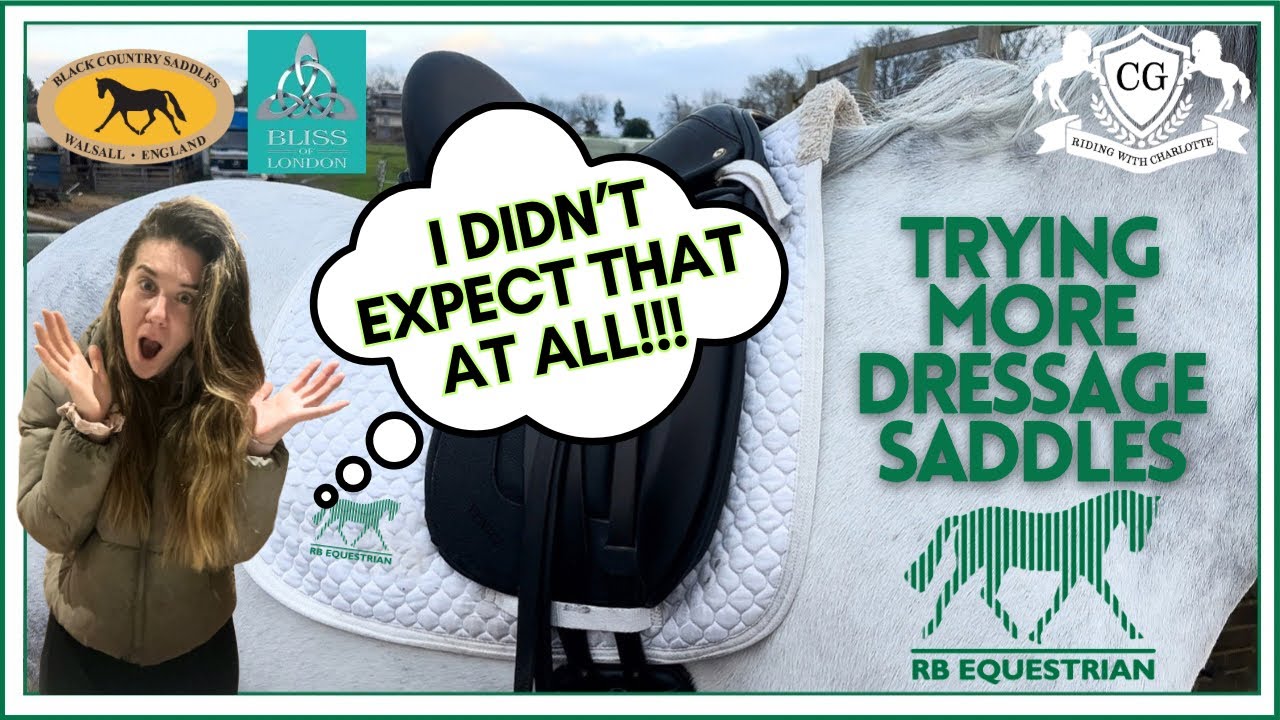🎄FINDING MY PERFECT DRESSAGE SADDLE | AD | Riding with Charlotte - YouTube