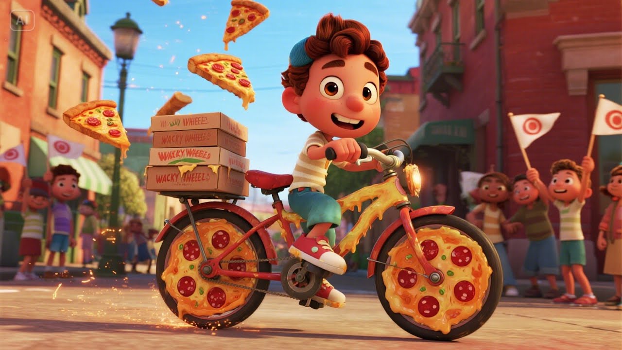 Wacky Wheels and the Pizza Delivery Gauntlet | Funny Car Adventure Song ...