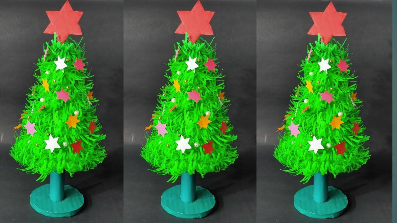 Paper Christmas Tree | DIY | How To Make a 3D Christmas Tree ...