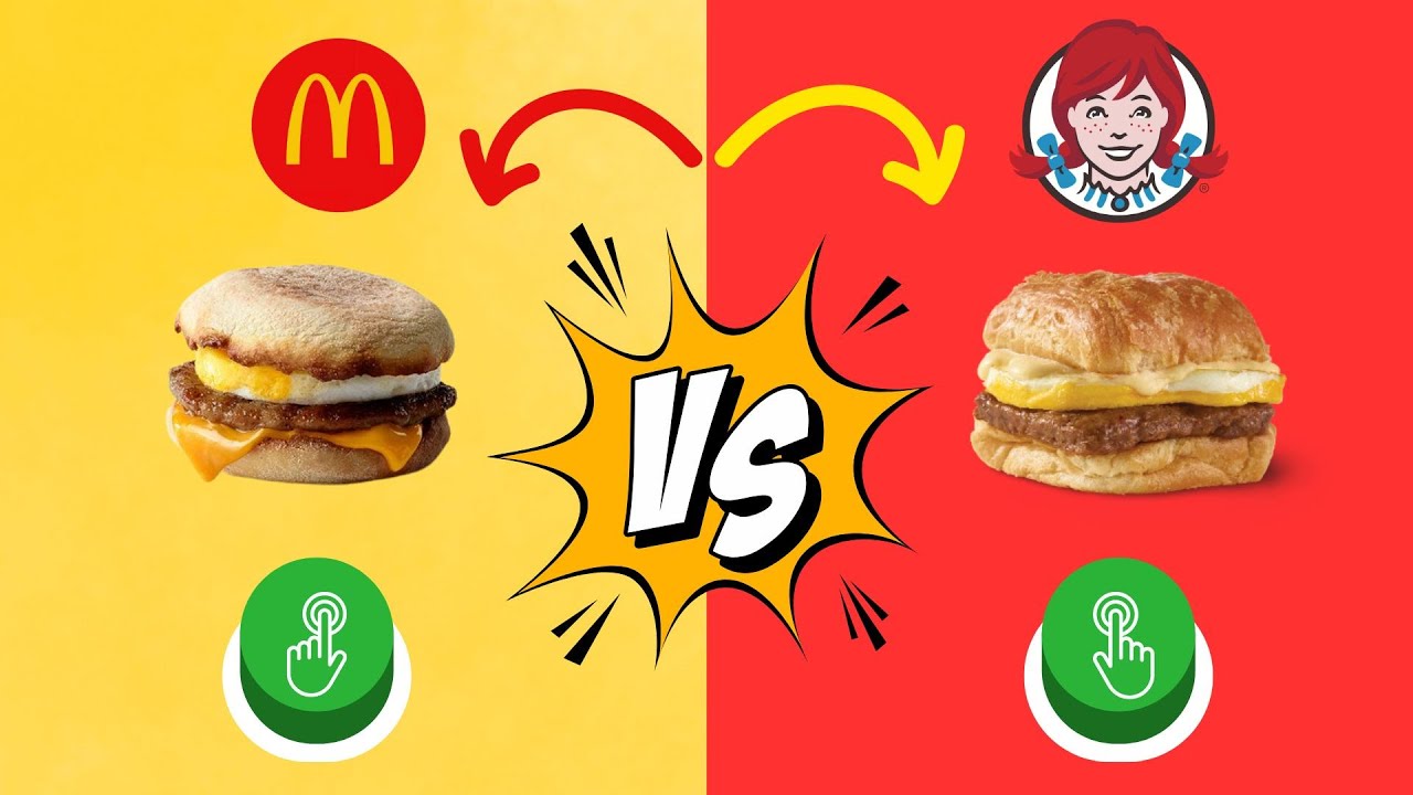 Pick One Kick One McDonald's Vs Wendy's Breakfast Edition ! Fast Food ...